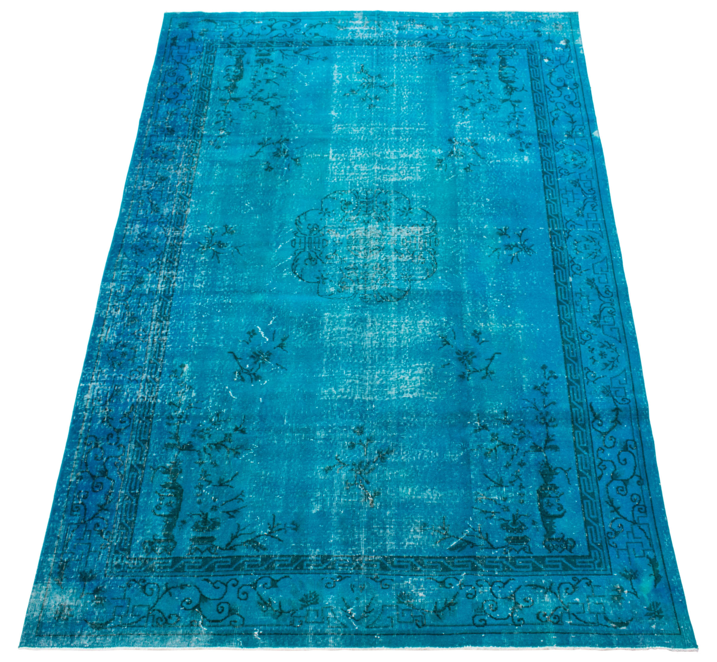 Isabelline Colour Transition Turquoise Rug 6''8" X 9''11" - Wayfair Canada